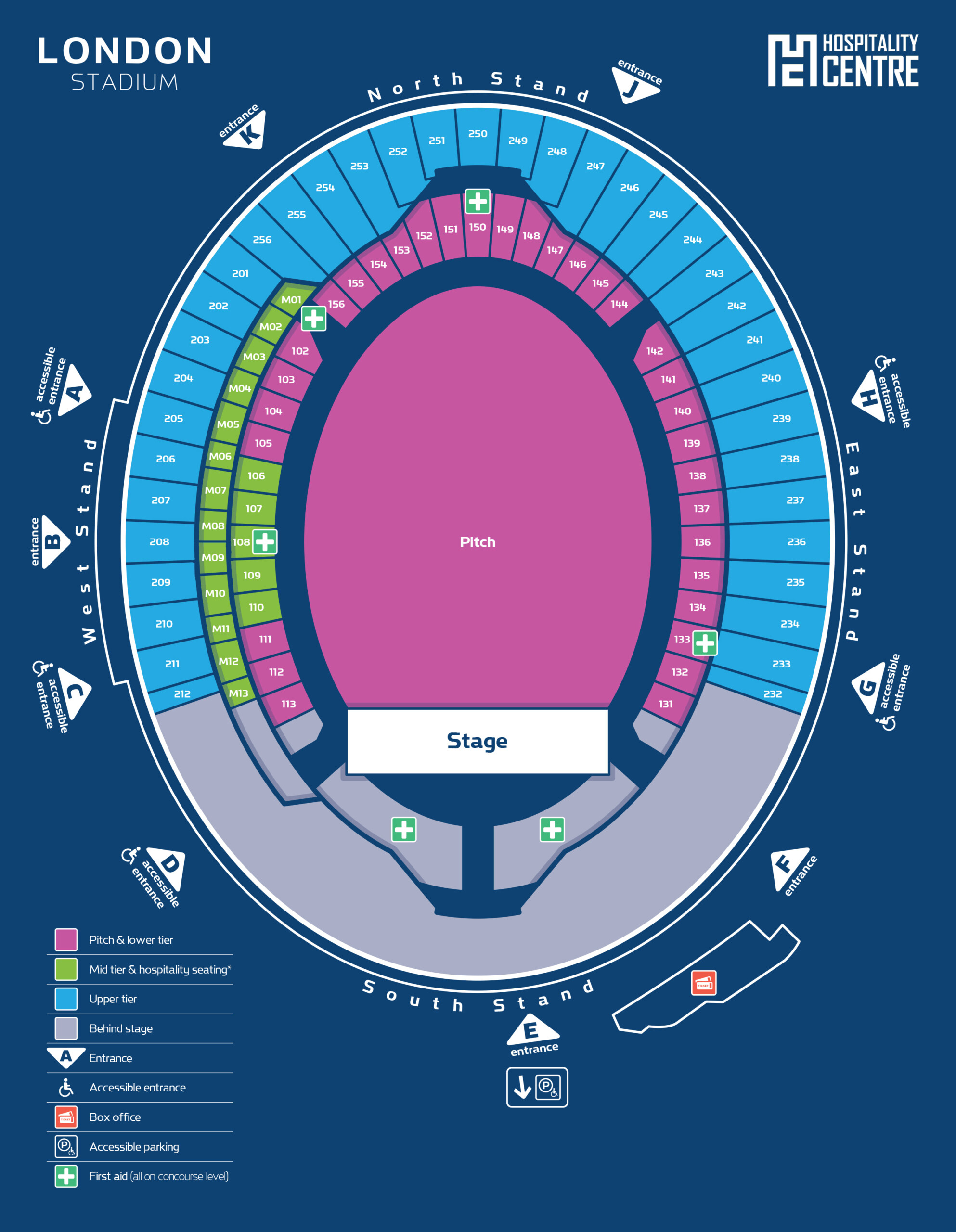 London Stadium Seating Chart Stadium Seating Chart